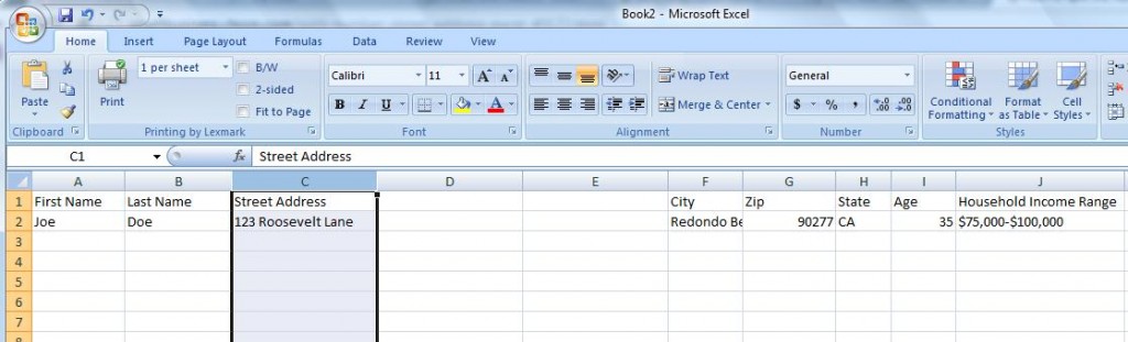 Mailing Lists: How to Split the Address Column in Excel - LeadsPlease ...